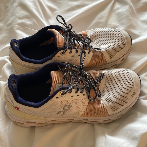 On Running | Shoes | On Cloud Stratus Whitealmond | Poshmark